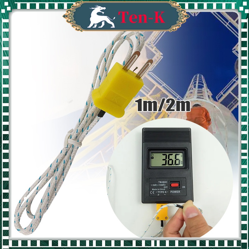 Jual K Type Thermocouple Probe 2m Sensor Temperature Thermometer ...