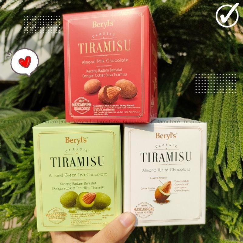Jual Beryl's Coklat Tiramisu 100g | Beryl Coklat Classic Tiramisu 100 g ...