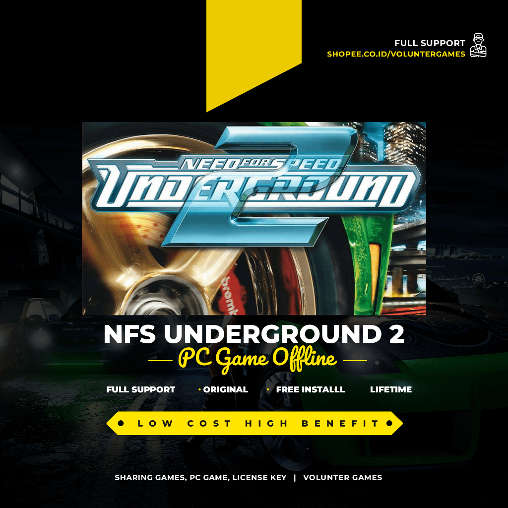 Jual NEED FOR SPEED NFS UNDERGROUND 2 PC GAME OFFLINE | Shopee Indonesia