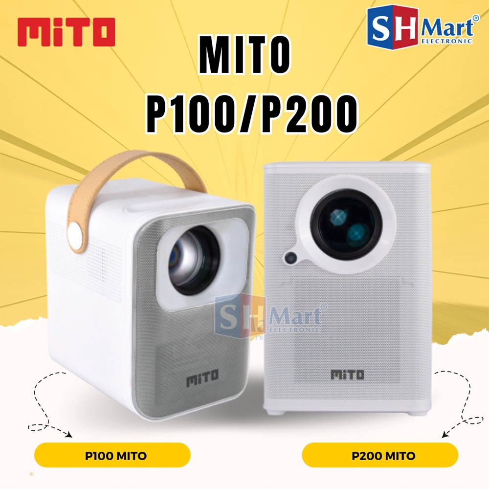 Jual MITO SMART PROJECTOR STREAM P100 / P200 WIFI BLUETOOTH GARANSI RESMI | Shopee Indonesia