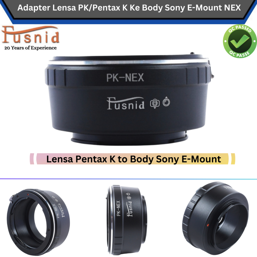 Jual ADAPTER Lensa PENTAX K PK ke Body SONY E-Mount NEX Lens Converter ...