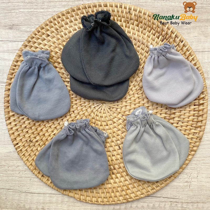 Jual 3 Pasang Sarung Tangan 3 Pasang Sarung Kaki Bayi Baru Lahir ...