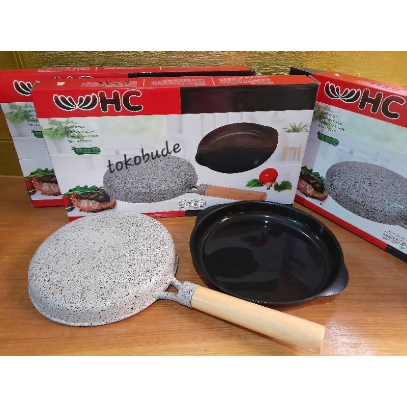 Jual Wajan kwalik terbalik creper marble anti lengket teflon murah ...