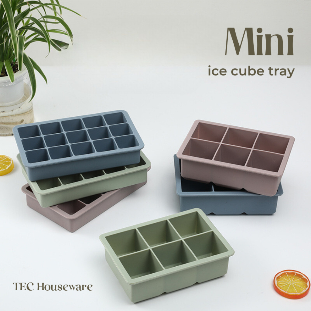Jual Wadah Tempat Penyimpanan • TEC • MINI Cetakan Wadah MPASI/Kaldu/Es ...