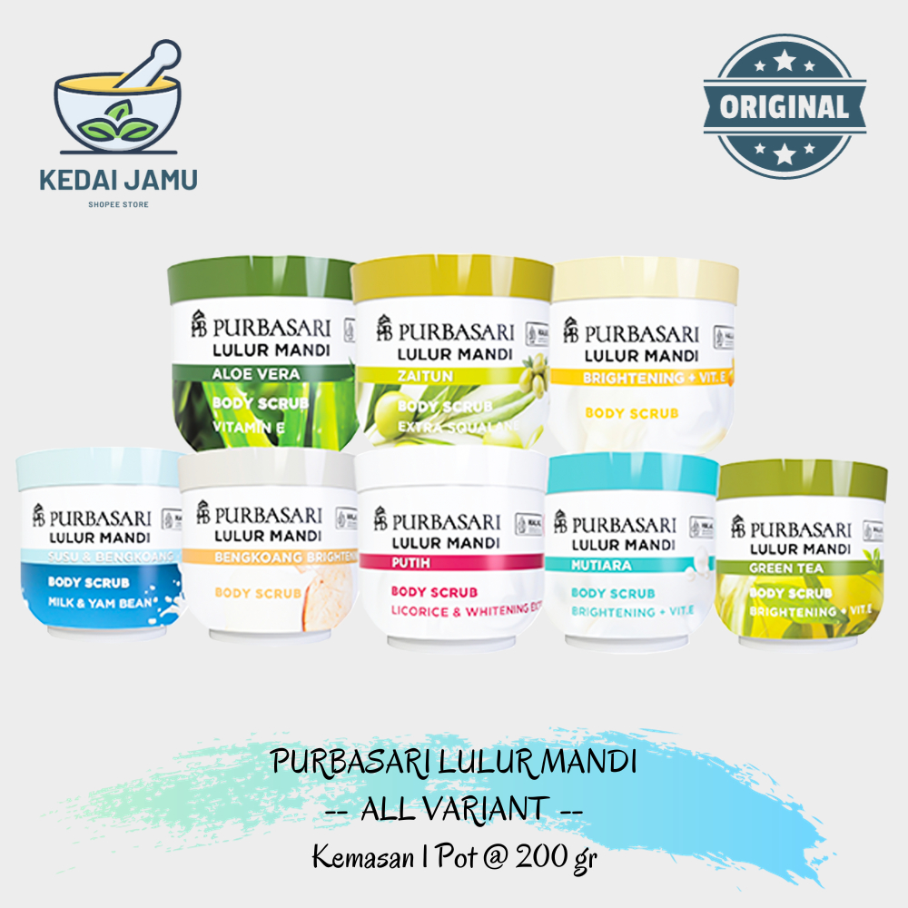 Jual Purbasari Lulur Mandi 200gr (BESAR) | Shopee Indonesia