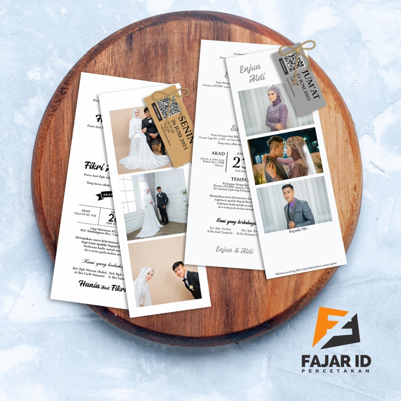 Jual Undangan Hang Tag Minimalis Elegan Mewah Terbaru - Undangan Viral ...