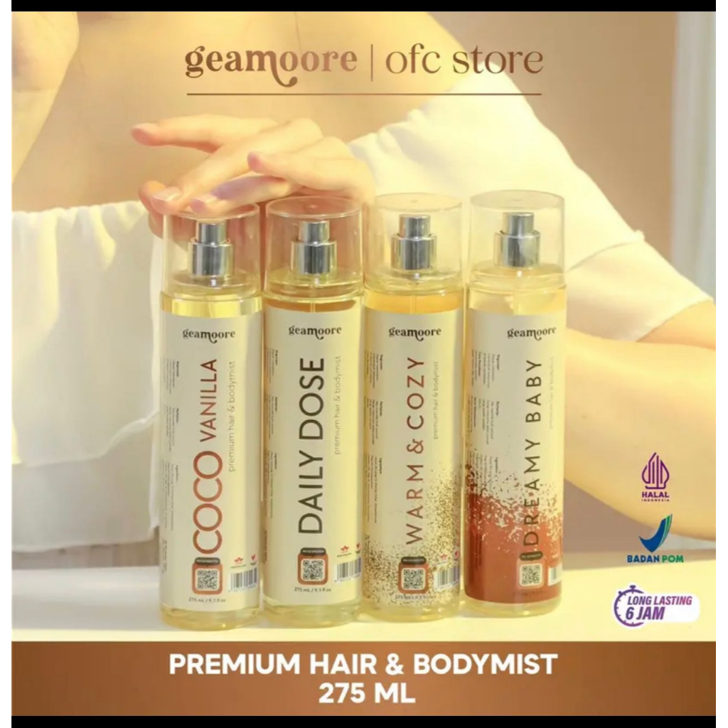 Jual Parfum Geamoore 275ml / Geamoore Premium Hair & Bodymist/GEAMOORE TRAVEL SIZE/GEAMOORE EDP ...