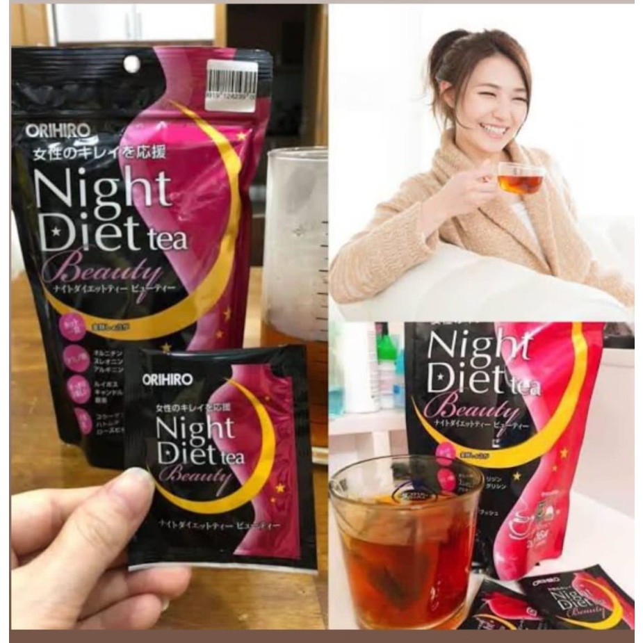 Jual Orihiro Night Diet Tea Japan Isi 16pcs | Shopee Indonesia