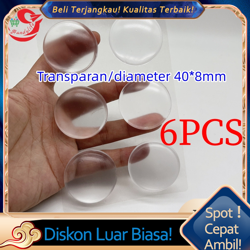 Jual 6pcs Door Stopper Bumper Wall Refrigerator Anti-crash Sticker ...