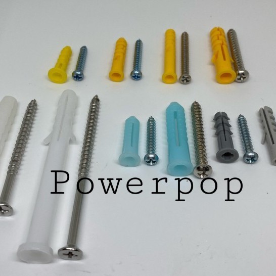 Jual PAKET SEKRUP KITSET BAUT DINDING FREE BOX ISI 200PCS PAKETAN BAUT ...