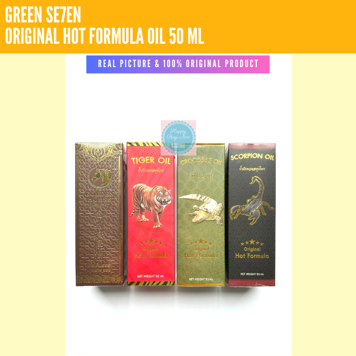 Jual GREEN SE7EN SEVEN ORIGINAL HOT FORMULA GOLDEN HORSE, TIGER ...