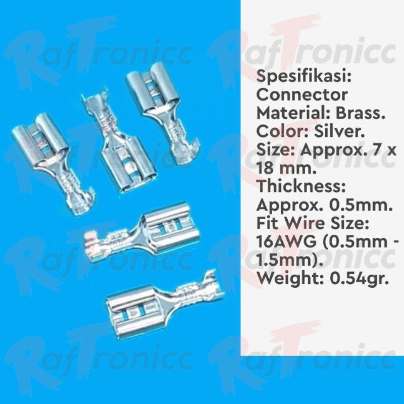 Jual Skun Kabel Female Gepeng Cable Connector. | Shopee Indonesia
