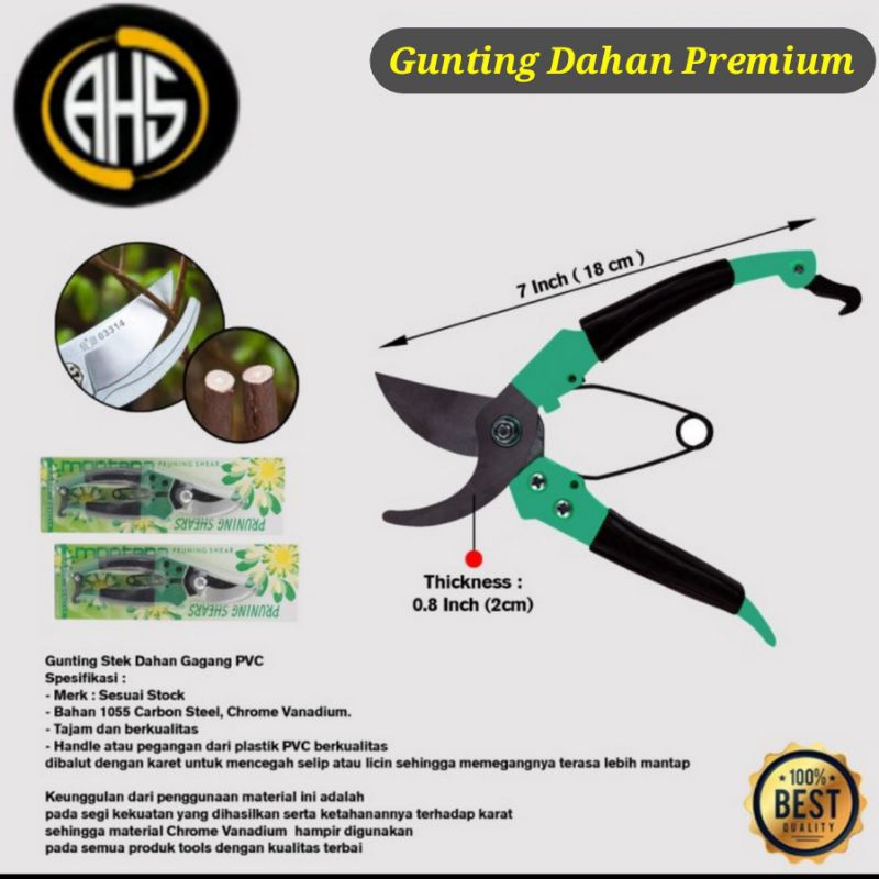Jual Gunting Dahan Ranting Pohon Tanaman Gunting Pemotong Tajam Hasil ...