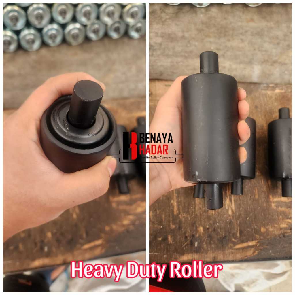 Jual Heavy Duty Roller 60 mm x 100 mm x 160 mm as 20mm spring baja ...