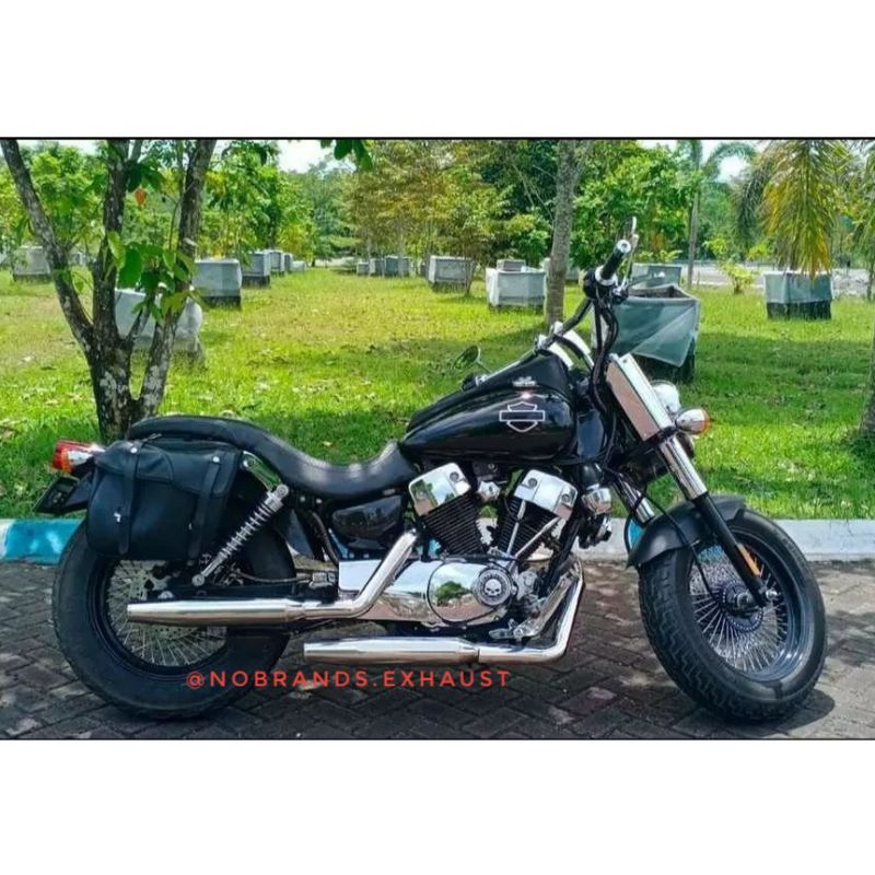 Jual knalpot kaisar ruby V250 nobrands full system | Shopee Indonesia