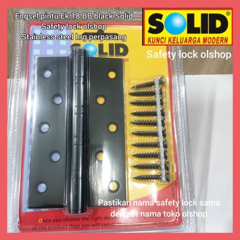 Jual engsel pintu black hitam Ek 18 BB 5" solid | Shopee Indonesia