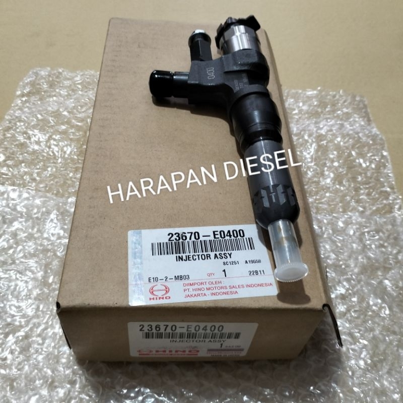 Jual INJECTOR AASY HINO 500 NEW JO8E 23670-E0400 HOLDER NOSEL ASSY FM ...