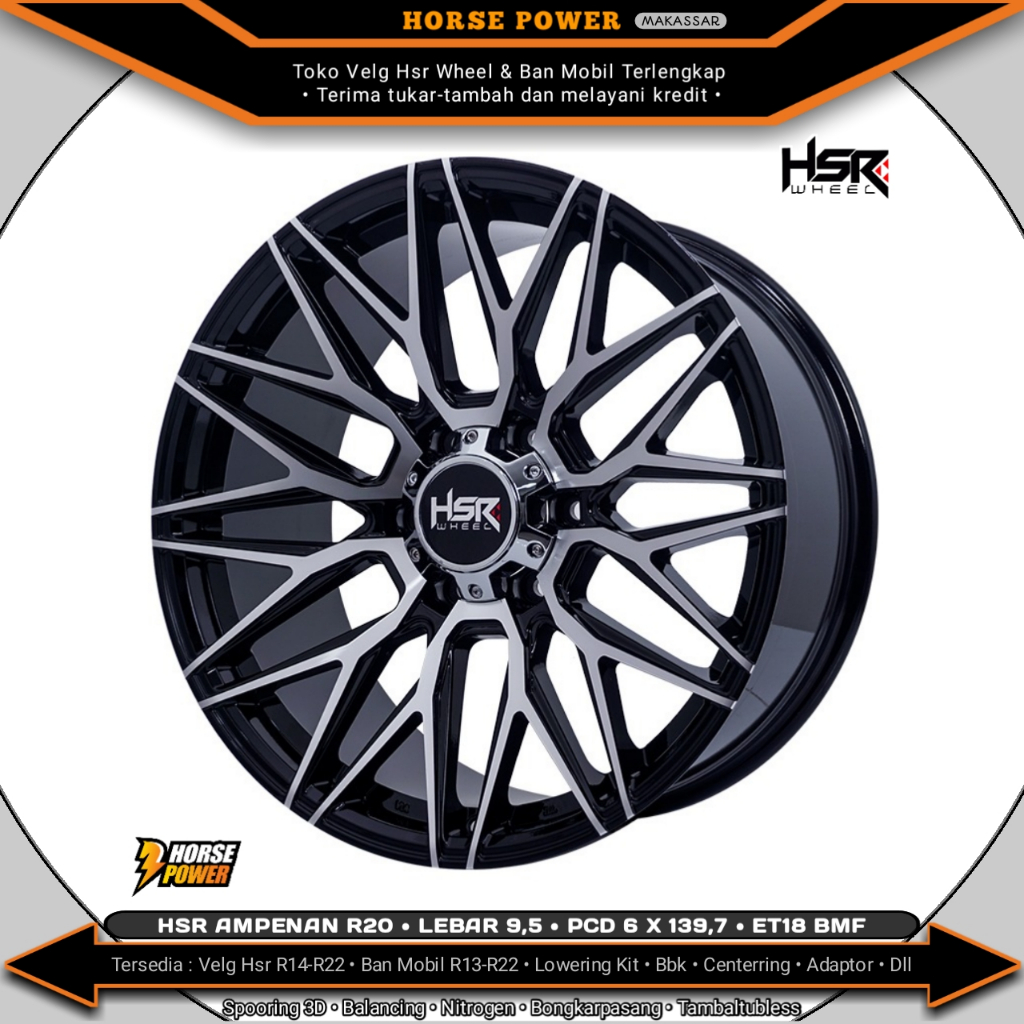 Jual Velg R20 • Mobil 6 Baut Roda • Single Pcd 6 x 139,7 • Hsr Ampenan ...