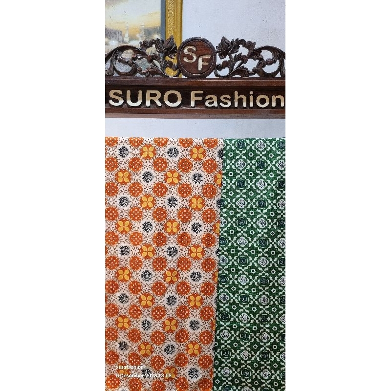 Jual KAIN BATIK QIROATI OREN 2024 | Shopee Indonesia