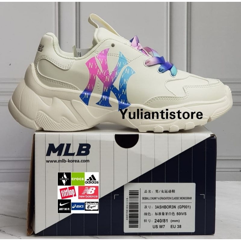 Jual SEPATU MLB BIGBALL CHUNKY A GRADATION ( GID ) | Shopee Indonesia