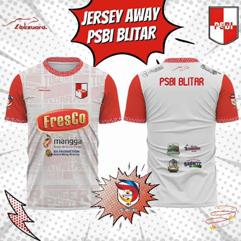 Jual Jersey "AWAY" PSBI Blitar | Shopee Indonesia