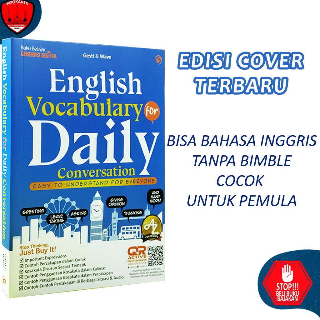 Jual BUKU BELAJAR BAHASA INGGRIS ENGLISH VOCABULARY FOR DAILY CONVERSATION | Shopee Indonesia