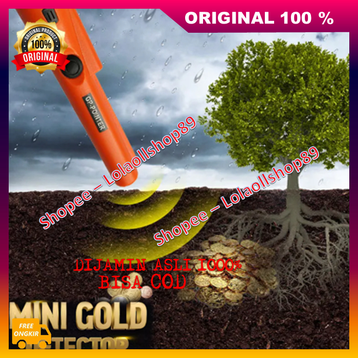 Jual Mini Gold Detector Alat Pendeteksi Logam Detektor Emas Harta ...