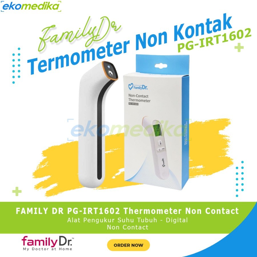 Jual Termometer Non Contact Infrared Family dr PG-IRT1602 Thermo Non Kontak | Shopee Indonesia