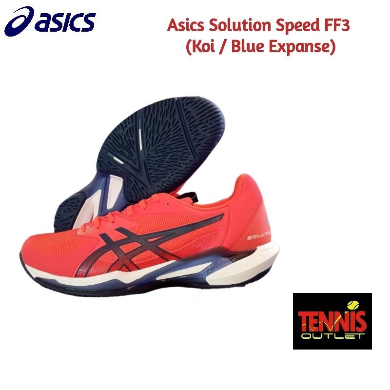 Jual Asics Solution Speed FF 3 ( Koi / Blue Expanse ) | Shopee Indonesia