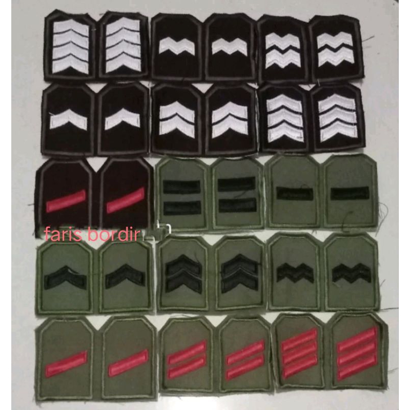 Jual pangkat polri pdl pangkat bordir polisi | Shopee Indonesia