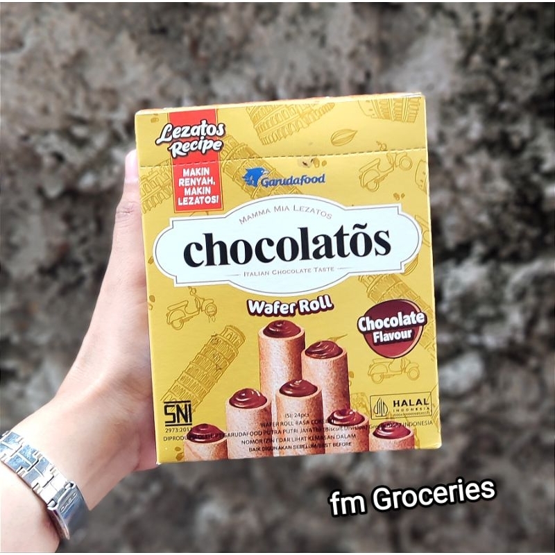 Jual Chocolatos Wafer Stick kecil isi 24 pcs | | Shopee Indonesia