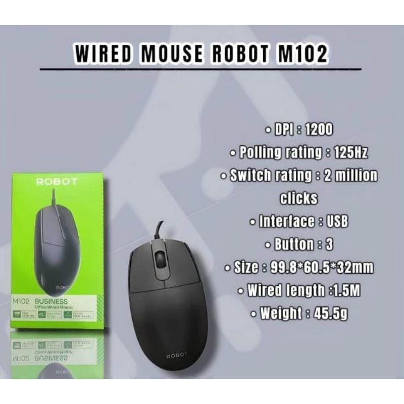 Jual mouse Robot m102 Original | Shopee Indonesia