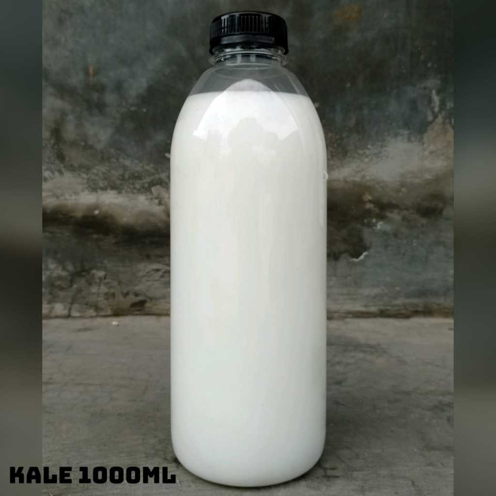 Jual PROMO botol kale 1000ml 1000 ml 1 liter botol plastik tebal tutup lebar | Shopee Indonesia