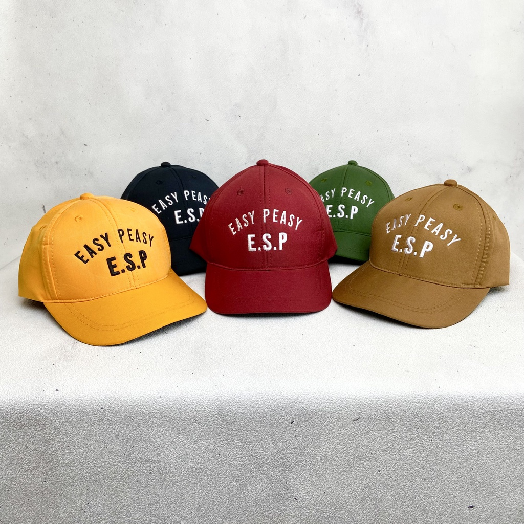 Jual TOPI ANAK CEWE DAN COWO USIA 1-10 TAHUN BORDIR EASY PEASY TERBARU ...