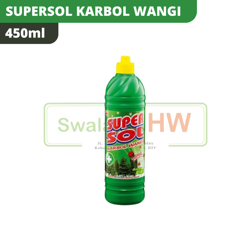 Jual SUPERSOL KARBOL WANGI PINE BOTOL 450ml | Shopee Indonesia