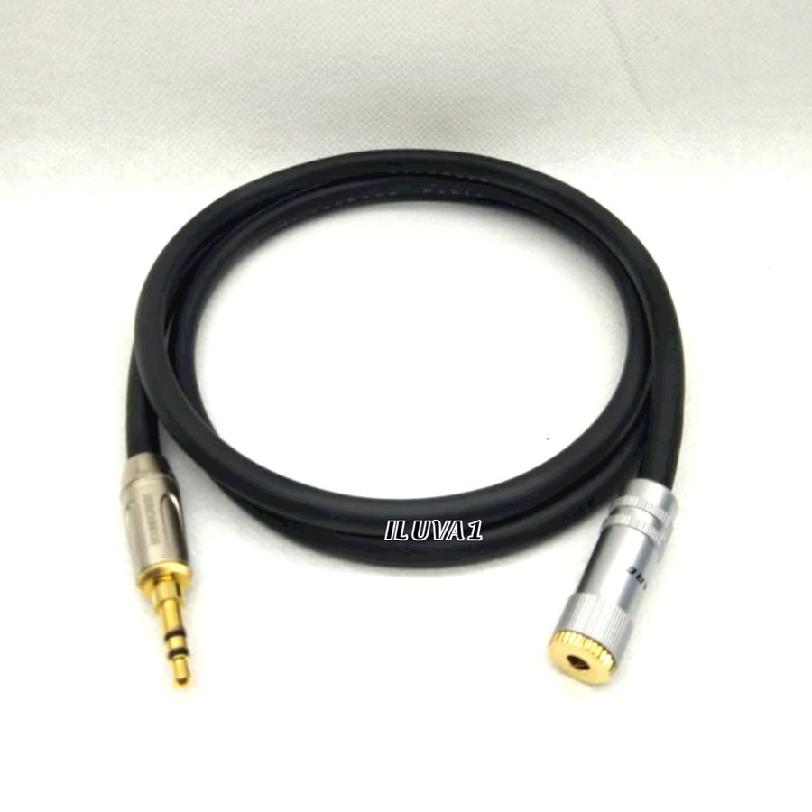 Jual Kabel Mini Audio Jack Aux 3,5mm TRS Stereo Male to Female 2meter ...