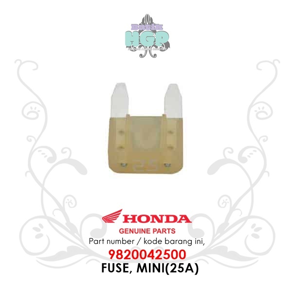 Jual Sikring Fuse Mini ADV 150, Beat , PCX , Scoopy ,Vario (Fuse, Mini ...