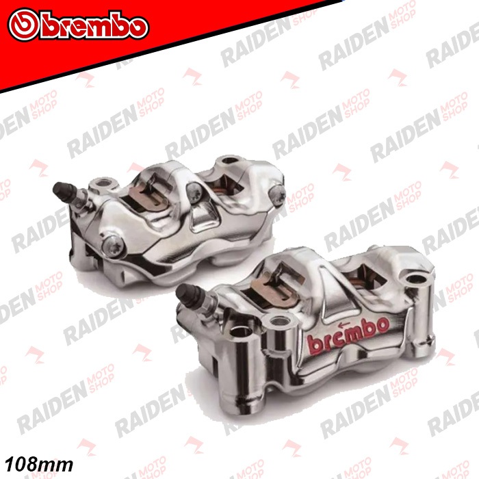 Jual Kaliper Brembo Set GP4RX 108mm Monoblock CNC P4 32/32 Radial Caliper | Shopee Indonesia