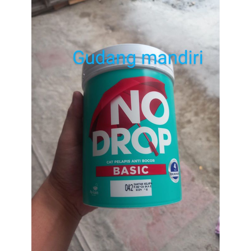 Jual CAT TEMBOK PELAPIS ANTI BOCOR NO DROP BASIC NODROP UKURAN 1KG DARI AVIAN | Shopee Indonesia