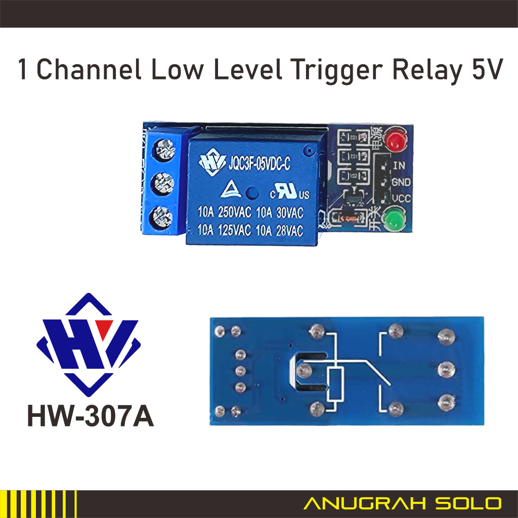 Jual Relay 5V 1 Channel Relay Module 5V Low Trigger Relay | Shopee ...