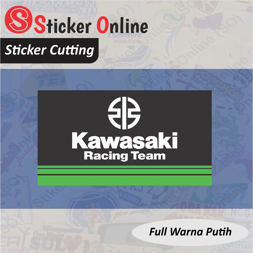 Jual Stiker Kawasaki Racing Team | Sticker Cutting Kawasaki Racing Team ...