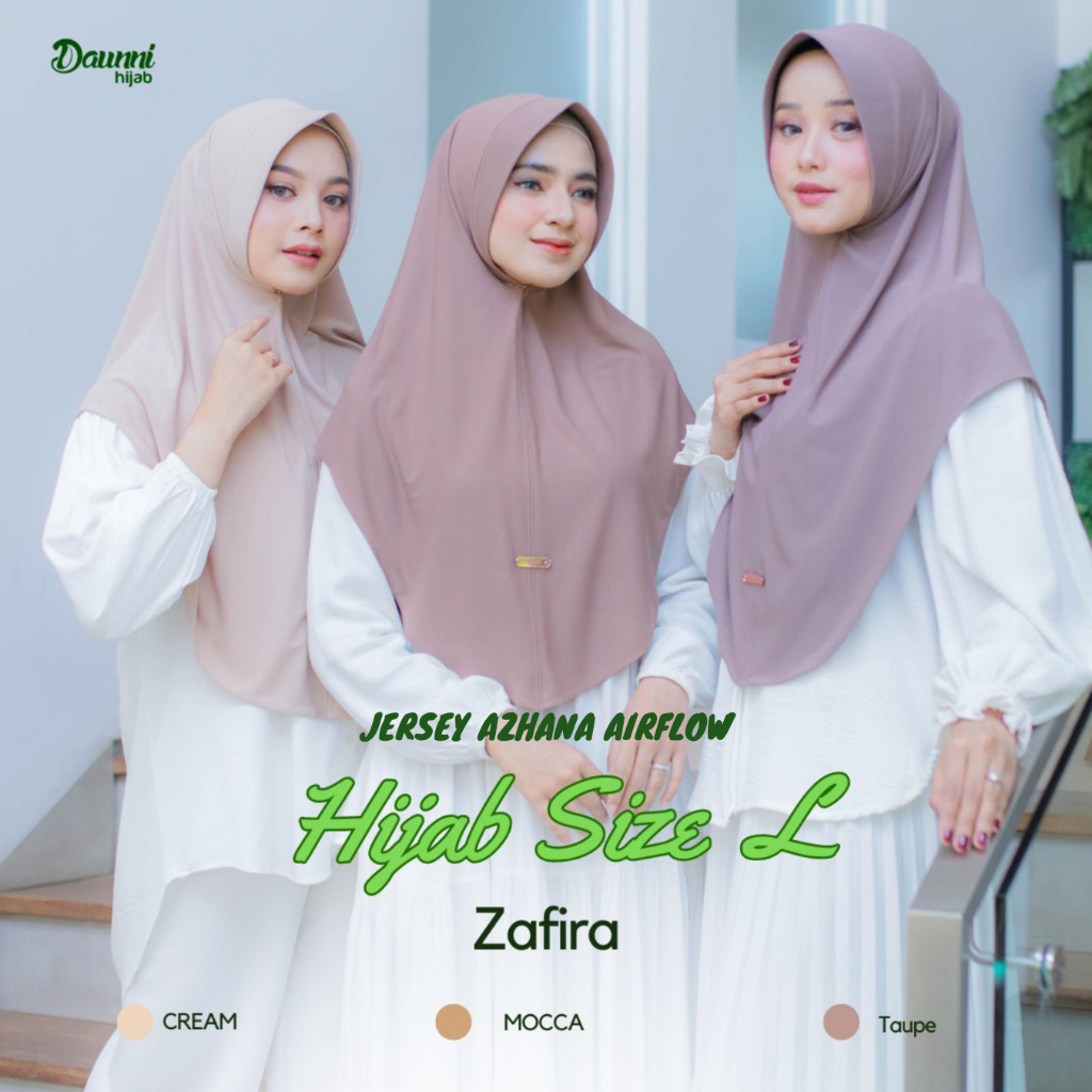 Jual Daunni - ZAFIRA | HIJAB INSTAN PREMIUM BERGO JERSEY AZHANA airflow ...