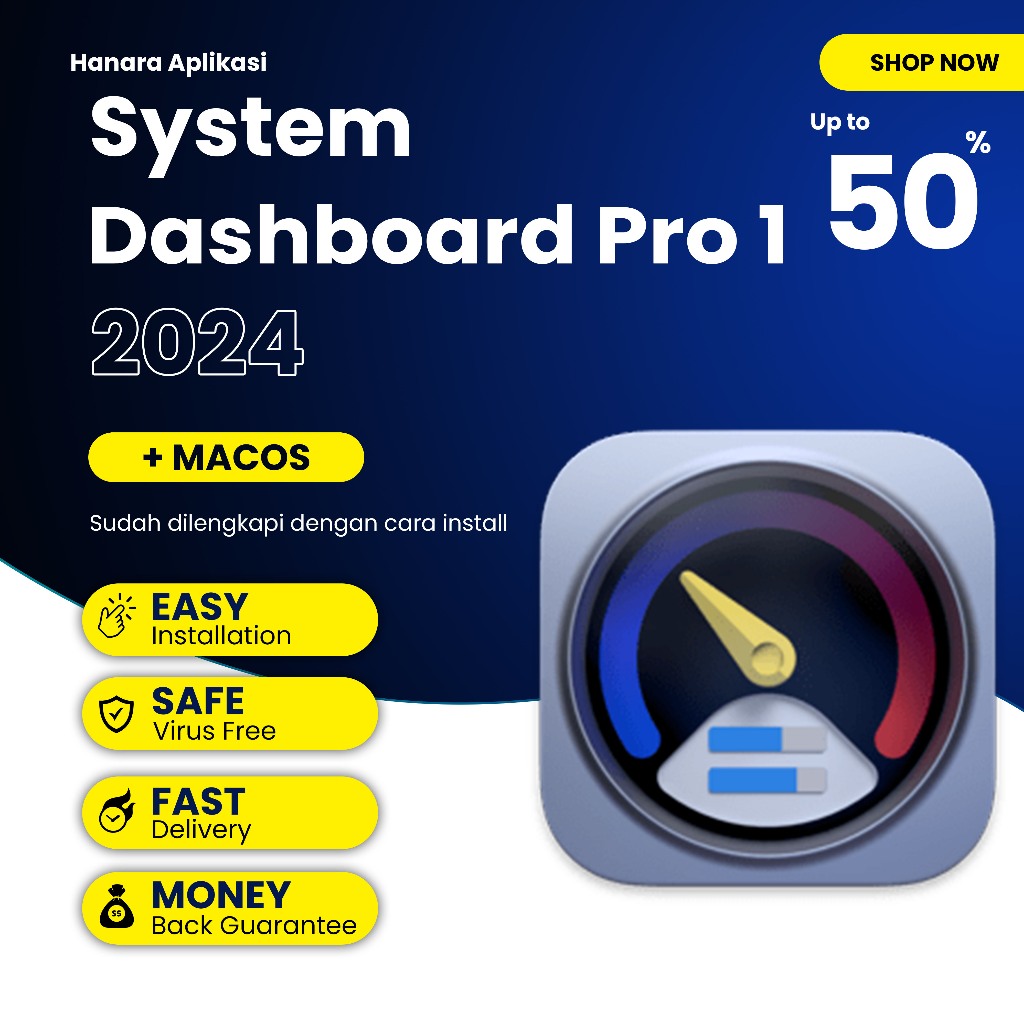 Jual Software System Utilities: System Dashboard Pro 1 [MAC] | Shopee Indonesia