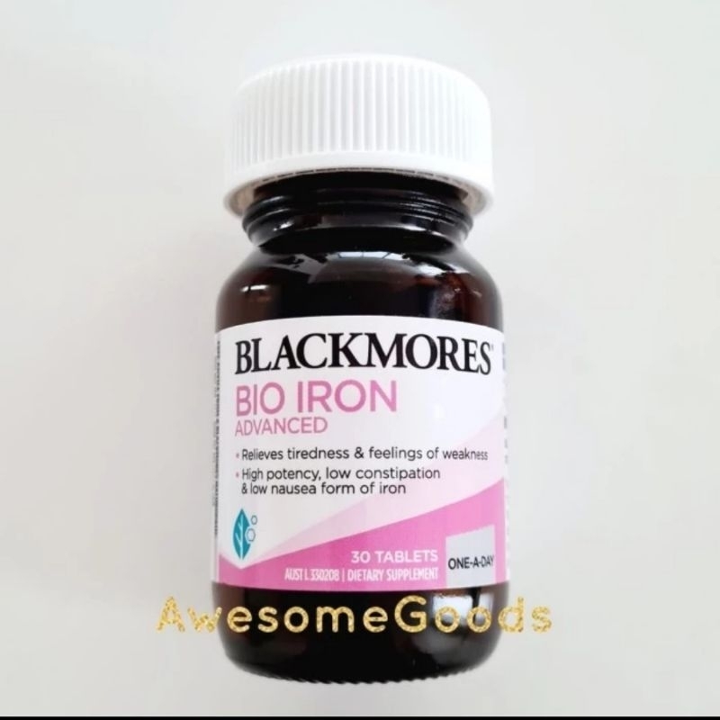 Jual Blackmores Bio Iron Advanced 30 Tablets | Shopee Indonesia