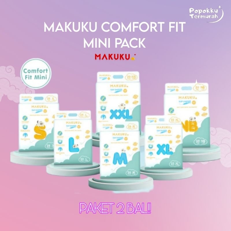 Jual MAKUKU COMFORT FIT MINI PACK 2 BALL | Shopee Indonesia