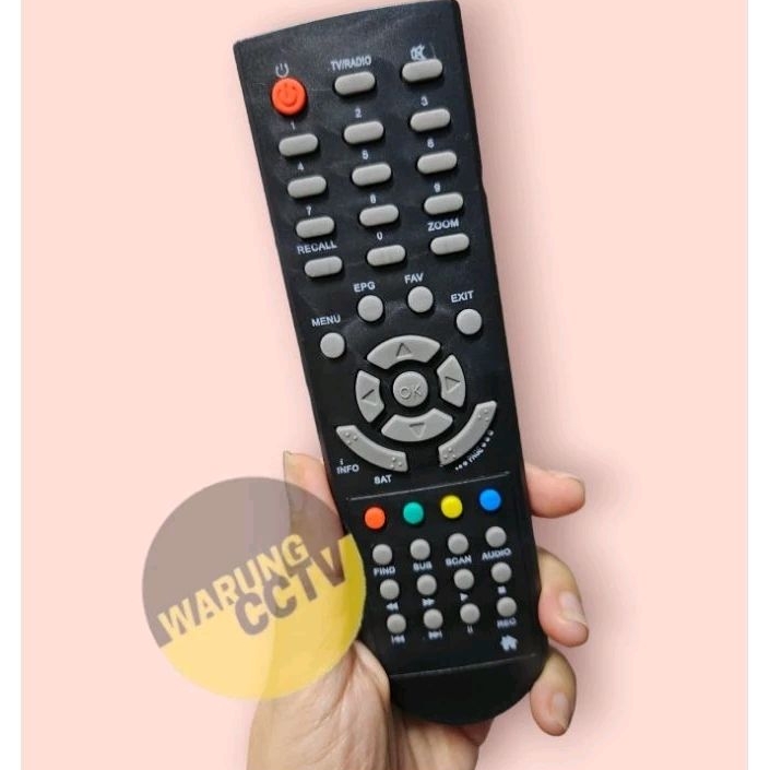 Jual REMOTE SET TOP BOX TANAKA body plastik RECEIVER NUSANTARA HD remot ...