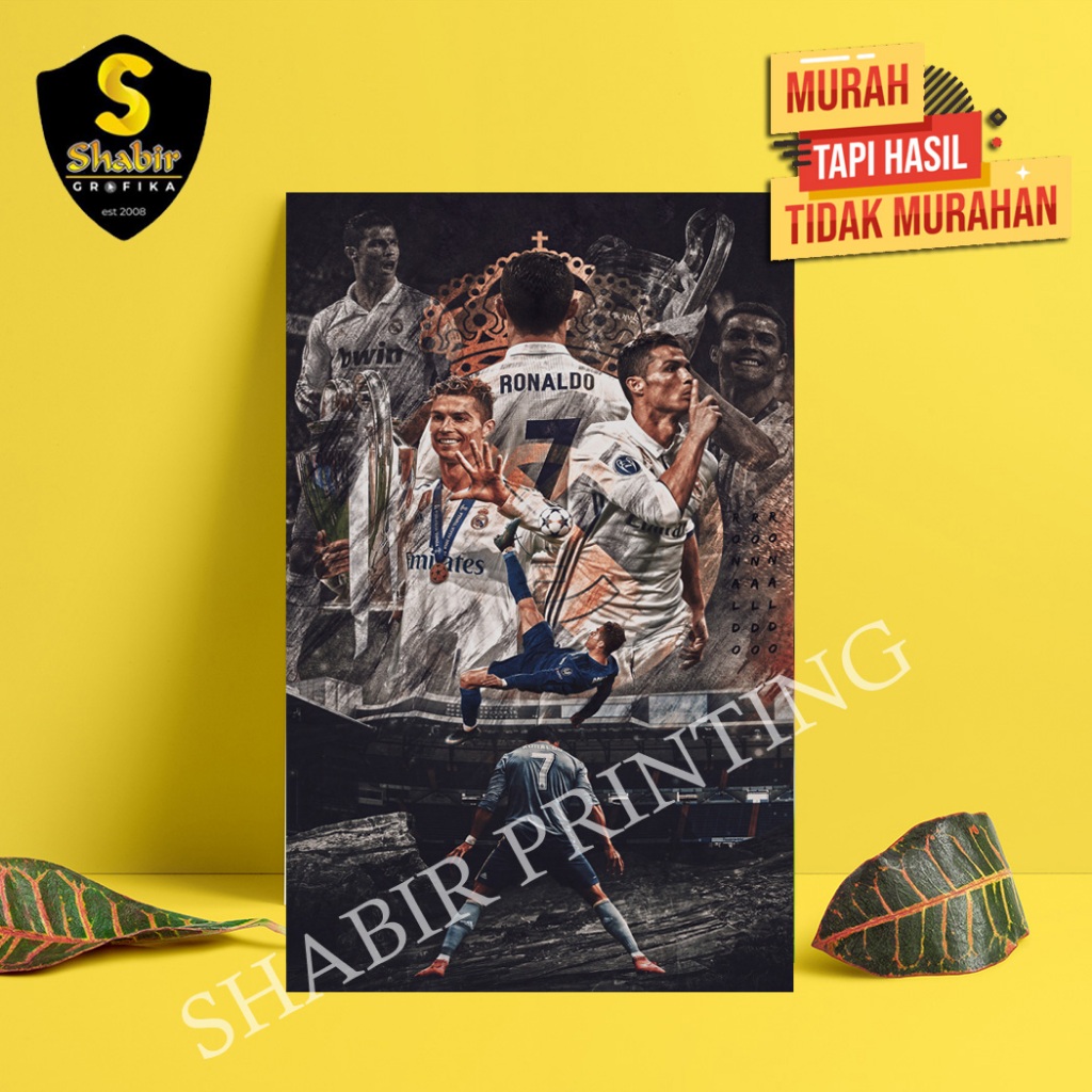 Jual POSTER DINDING CR7 CHRISTIANO RONALDO | Shopee Indonesia