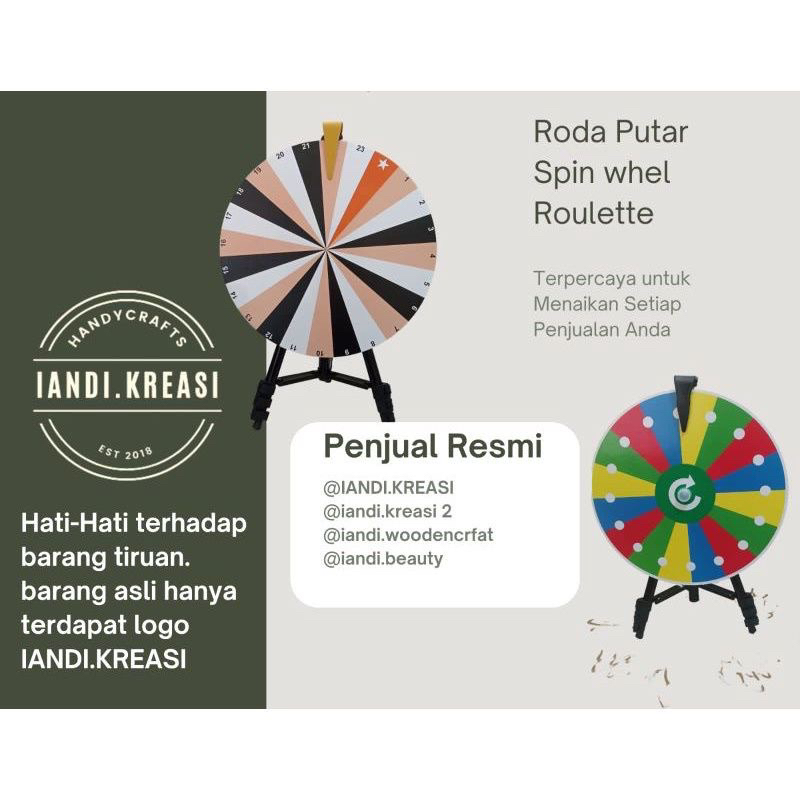Jual Produk Costum Spin Whell 30 cm | Shopee Indonesia