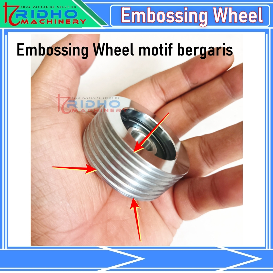 Jual Embossing Wheel Roller Motif Bergaris Untuk Mesin Continuous Band ...