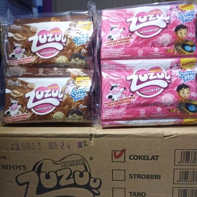 Jual Zuzu permen susu kalsium 1 Dus isi 100 sachet | Shopee Indonesia